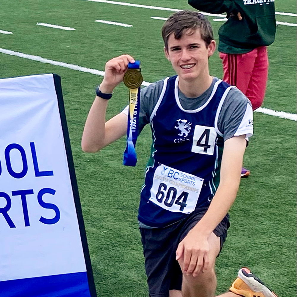 GNS Student, Finn Adamson, Breaks Vancouver Island Track Record ...